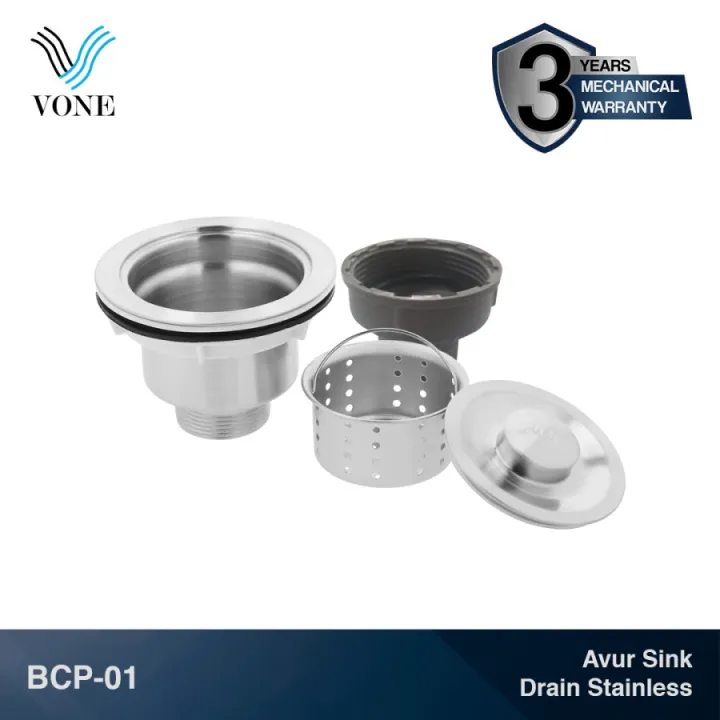 VONE BCP-01 Avur Apur Sink Cuci Piring Saringan Pembuangan Stainless ...