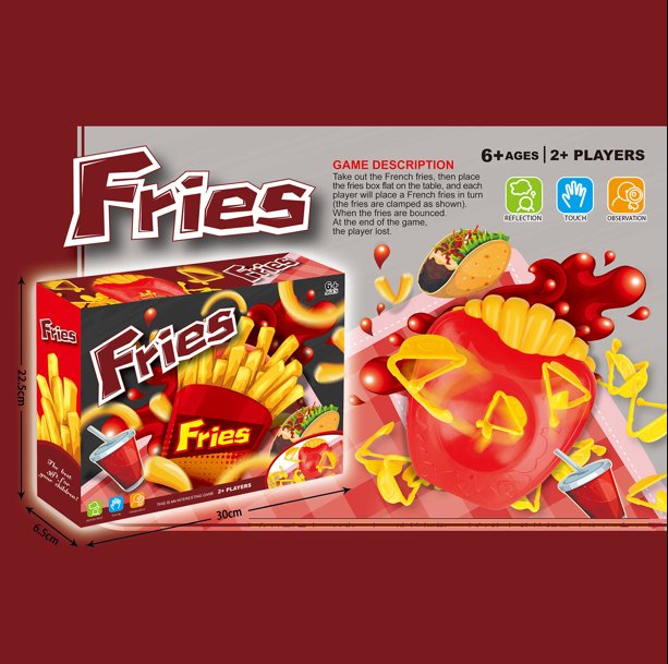 YMS French Fries Game Table DIY Puzzle And Education Party Game | Lazada PH