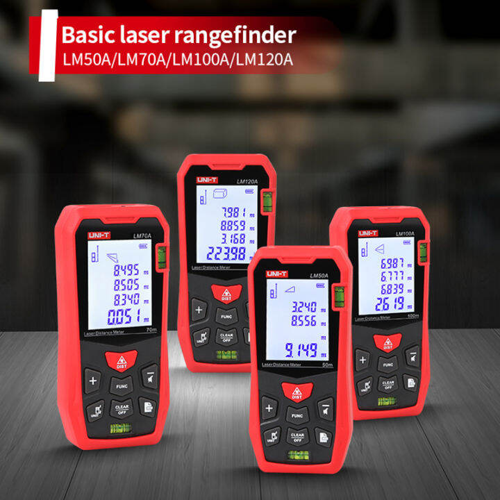 【Ready Stock】UNI-T Laser Rangefinder 50m 70m 100m 120m Laser Distance ...
