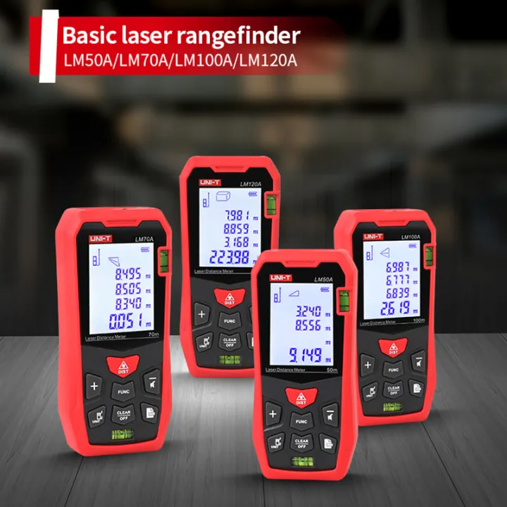 【Ready Stock】UNI-T Laser Rangefinder LM50A LM70A LM100A LM120A Laser Distance Meter Digital ...