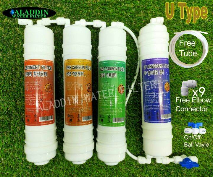 Korea Tech Water Filter /Sediment/Pre-Carbon/Post Carbon/UF Membrane/4 ...