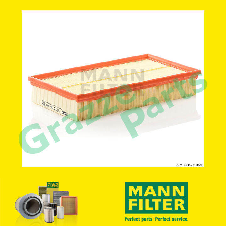100% Original Mann Engine Air Filter C34175 C 34 175 LX517 for Mercedes ...