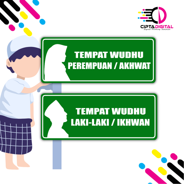 Stiker Tempat Wudhu | Lazada Indonesia