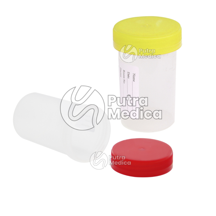 Sakamed Wadah Specimen Urine 50ml - 1 Pc / Botol Cup Container Sample ...