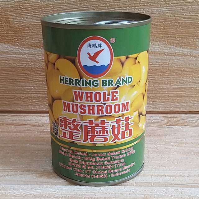 MURAH Jamur Kaleng / Whole Mushroom Herring Brand / Jamur Moku / Jamur ...