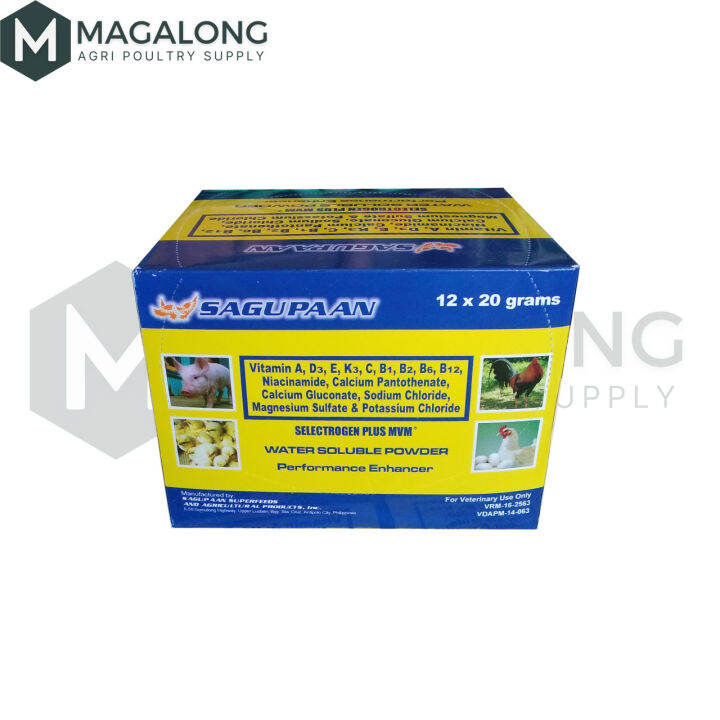 Selectrogen Plus MVM 20g x 12 Sachet Multivitamins | Lazada PH