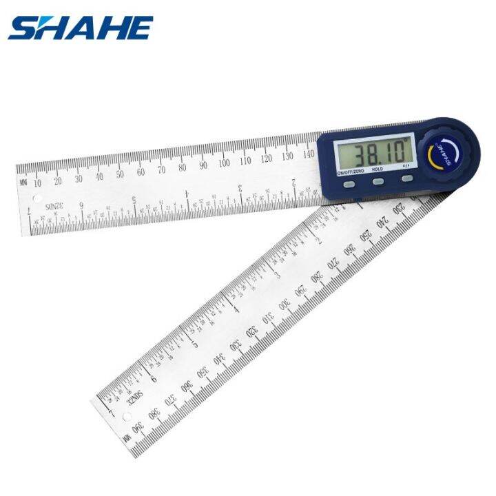 Shahe 0-200 mm 7'' Digital Protractor Angle Ruler Electron Goniometer ...