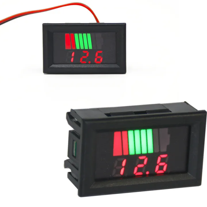 Battery Capacity Indicator Voltage Measuring Meter Charging Tester ...