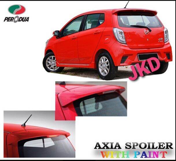 PERODUA AXIA ORIGINAL REAR BOOT SPOILER HIGH QUALITY ABS MATERIAL | Lazada