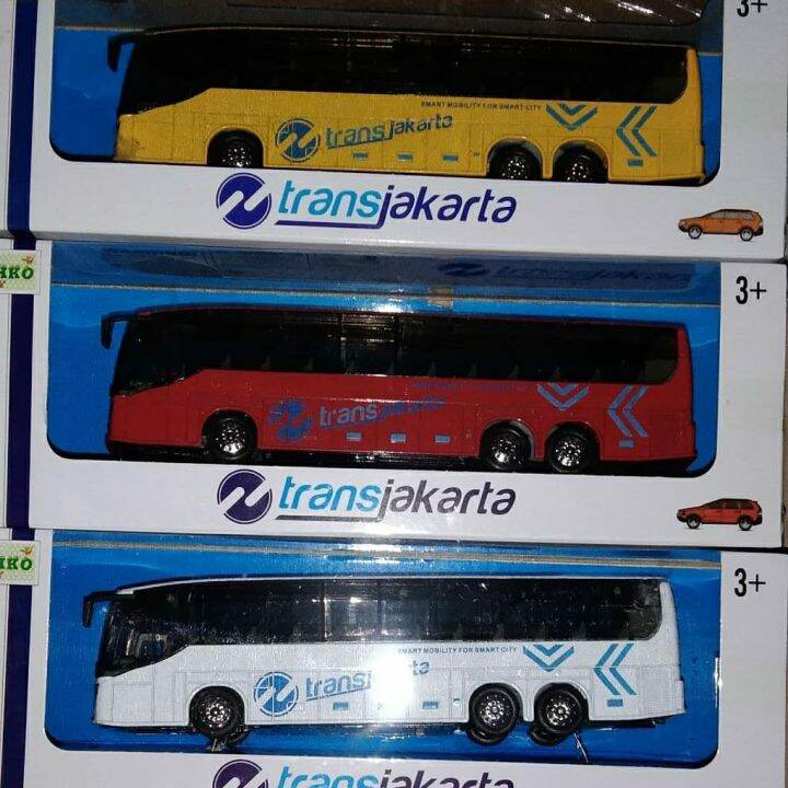 Mobil Bus Diecast Transjakarta/ Miniatur Diecast Busway | Lazada Indonesia