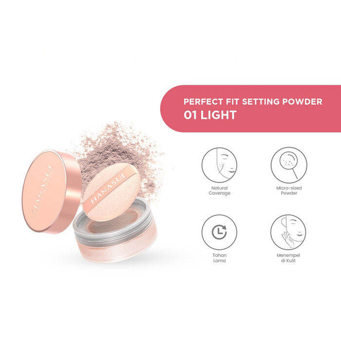HANASUI PERFECT FIT SETTING POWDER 12G | LOOSE POWDER BEDAK TABUR - 01 ...