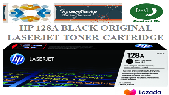 HP 128A BLACK ORIGINAL LASERJET TONER CARTRIDGE | Lazada PH