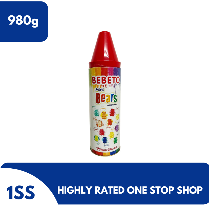 Bebeto Mini Bears Gummies, 980g | Lazada PH