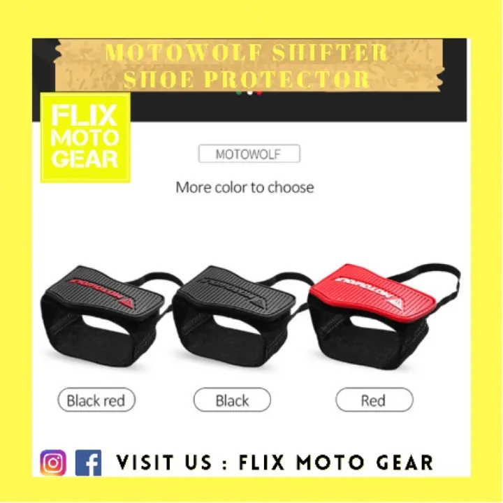 durable MOTOWOLF SHIFTER SHOE PROTECTOR | Lazada PH