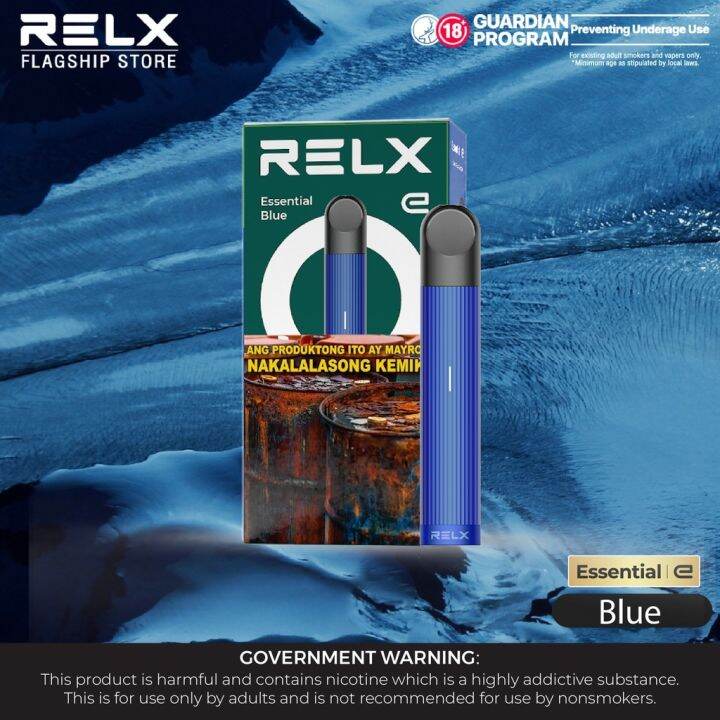 RELX Essential -Single Blue Device- GHW Ecig Original Smart Vape Pen ...