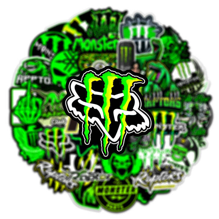 พร้อมส่ง MONSTER DC Shoes USA อเมริกา สติกเกอร์ไดคัท Sticker LOGO กัน ...