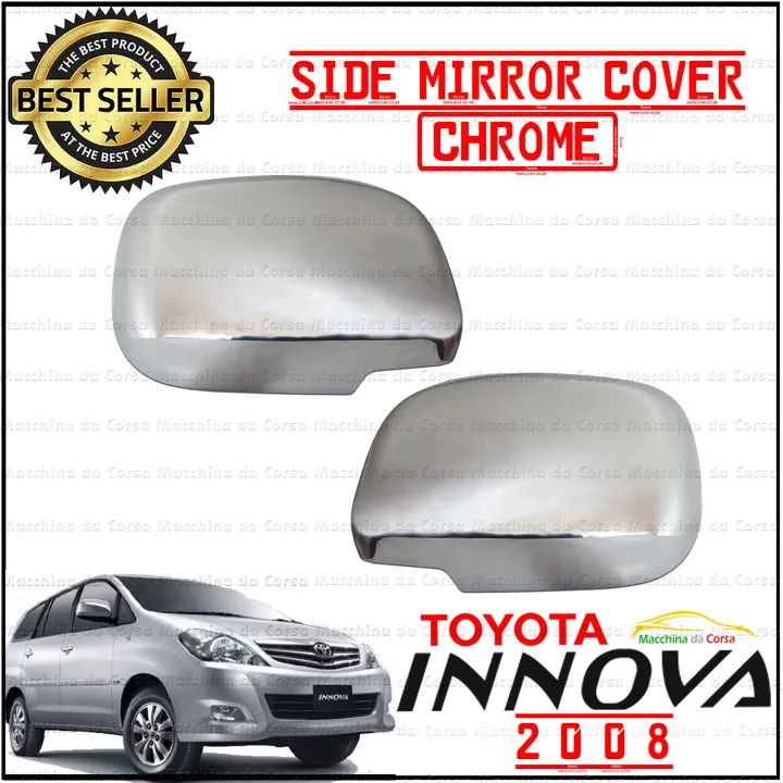 Toyota Innova 2008 Side Mirror Cover (Chrome) | Lazada PH