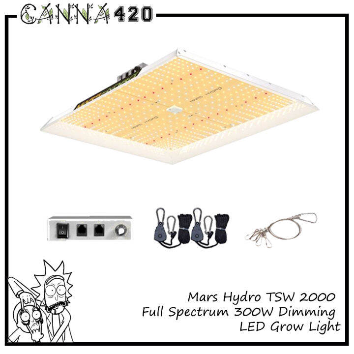 Mars Hydro ไฟปลูกต้นไม้ LED MarsHydro Mars TSW-2000 LED Full Spectrum ...