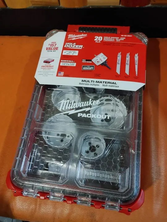 Milwaukee 20pc packout organizer hole dozer and sawzall set 49-22-5621 | Lazada PH