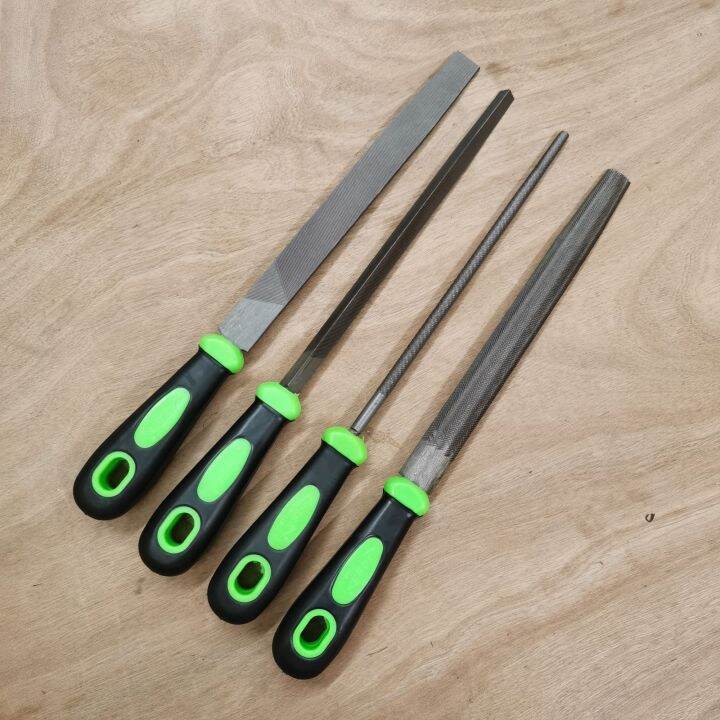 8 inchers steel file (round, triangle, halfround, flat) | Lazada PH