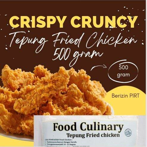 Tepung Ayam Goreng Crispy Fried Chicken Breader 500gram | Lazada Indonesia