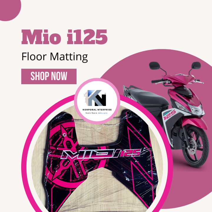 Mio i 125 Acrylic Floor Matting | 9 colors available | Lazada PH