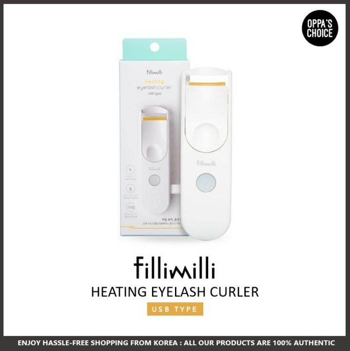 FILLIMILLI HEATING EYELASH CURLER (USB TYPE) | Lazada