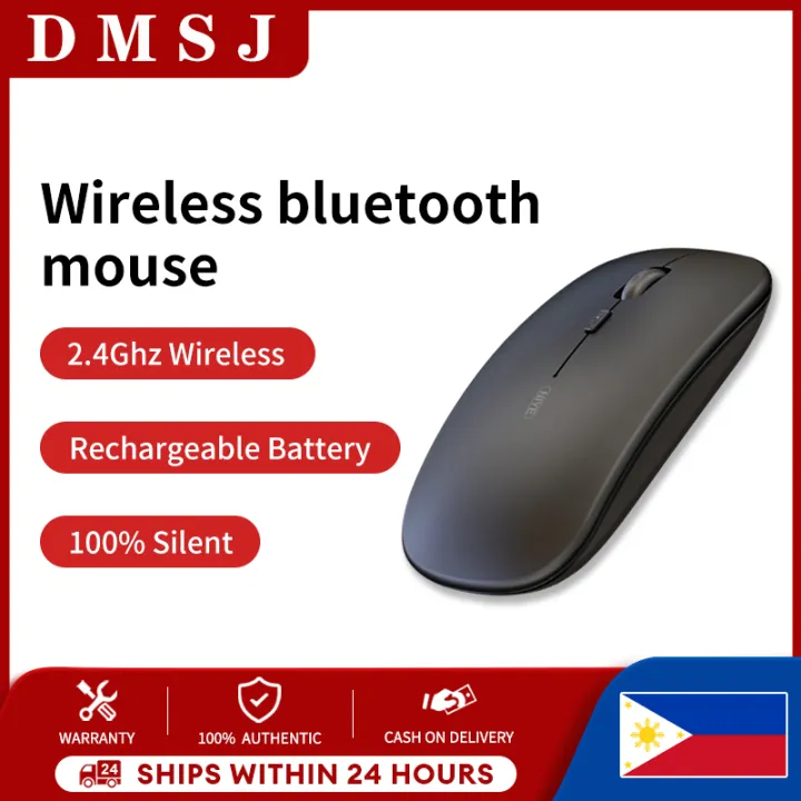 Wireless Mouse Bluetooth Rechargeable Mouse Computer Silent Mause ...