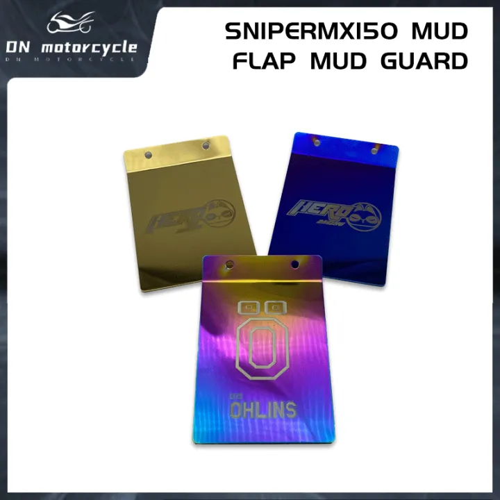 DN SHOP Titanium Sniper MX150 Mud Flap Mud Guard OHLINS Racing Hero ...