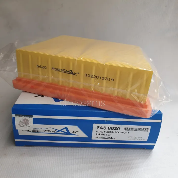Fleetmax Air Filter FAS8620 Ford Fiesta/ Ecosport 2010-2018 | Lazada PH