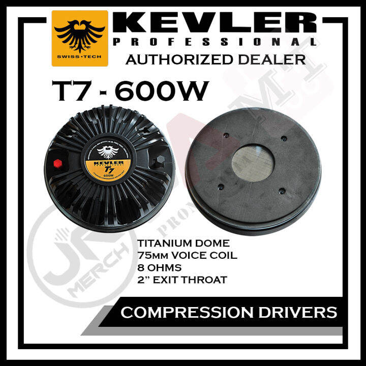 Kevler (T7) 8ohms 600W RMS Titanium Compression Driver Unit for Tweeter ...