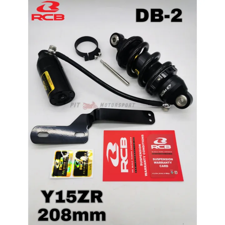 Yamaha Y15ZR Monoshock RCB DB-2 Black Gold Series 208mm Mono Absorber ...