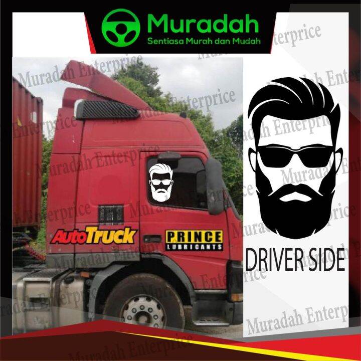 [MY Ready Stock]Smart man High Grade Lori. lorry Truck Sticker ...