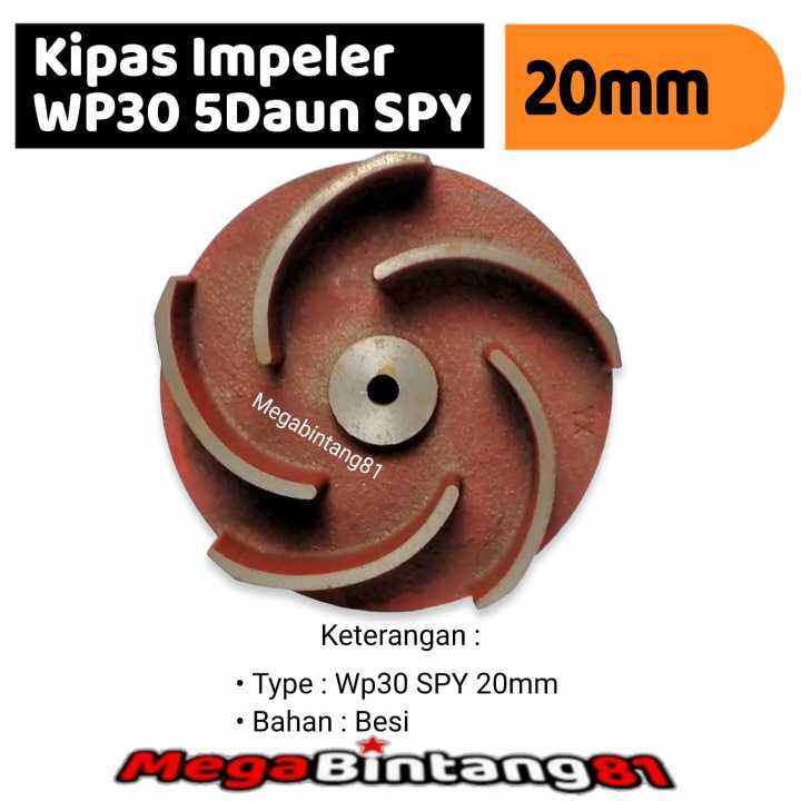 Kipas impeler impeller water pump alkon pompa sedot air irigasi sawah 5 ...
