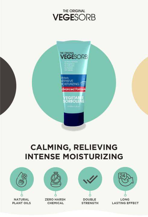 The Original Vegesorb CE Med+ Moisturiser 100mL | Super Dry Skin/Eczema ...