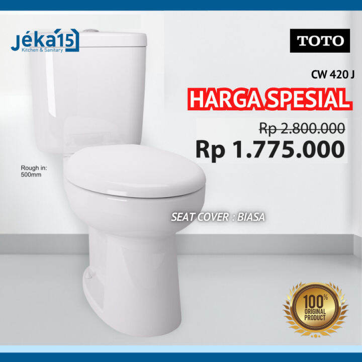 TOTO CW420J CLOSET DUDUK | Lazada Indonesia