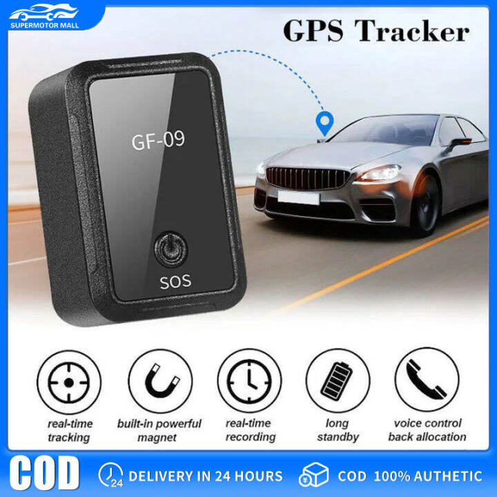 【COD/Original】GF09 gps tracker for car with APP remote tracker device ...