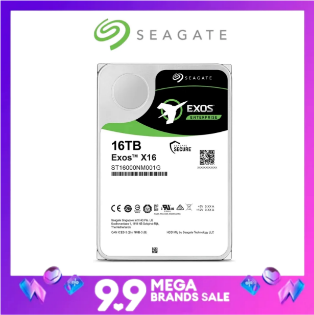 Seagate Exos X16 16TB ST16000NM001G 7200 RPM 512e/4Kn SATA 6Gb/s 256MB ...
