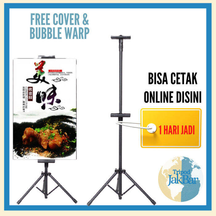 Tripod Banner Stand 2 Sisi Display / Tiang Banner Double Side | Lazada ...