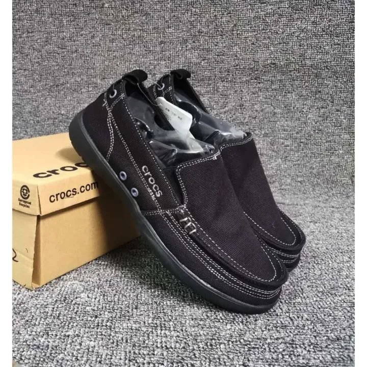 Crocs walu slip on canvas loafer shoes for men`s 40-45 | Lazada PH