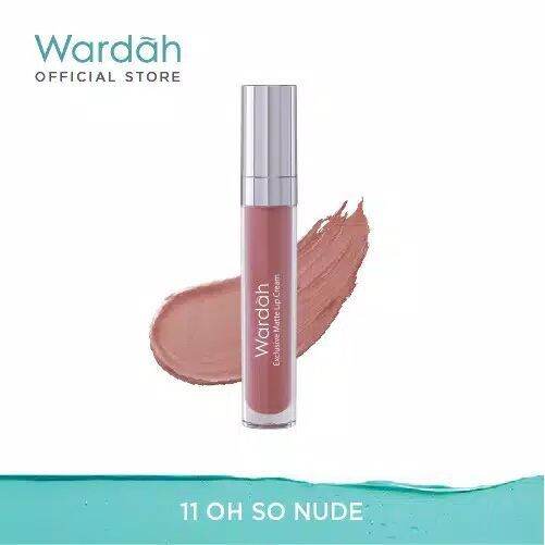 No.11 Wardah Exclusive Matte Lip Cream 11 Oh So Nude 4 g | Lazada Indonesia