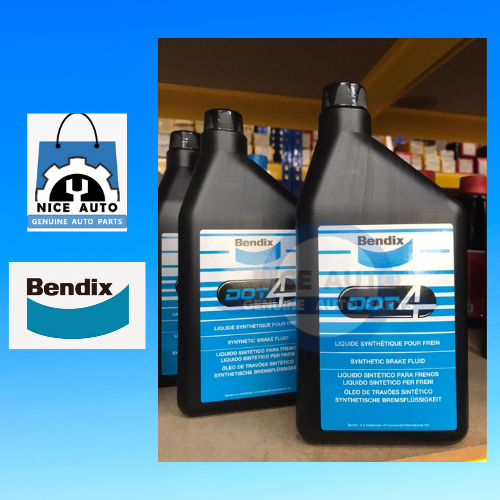 DOT 4 GENUINE SYNTHETIC BRAKE FLUID (1L) - BENDIX | Lazada