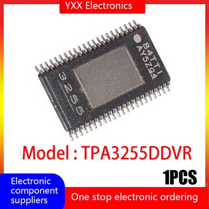 ชิป IC TPA3255 TPA3255DDVR แบบใหม่ดั้งเดิม1ชิ้น HTSSOP-44ในบรรจุภัณฑ์ ...
