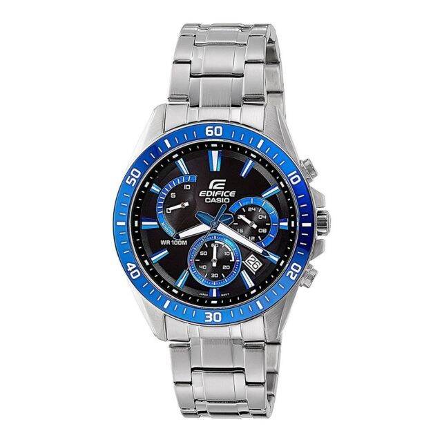 [Powermatic] Casio Edifice EFR-552D-1A2 Analog Quartz Blue Dial ...