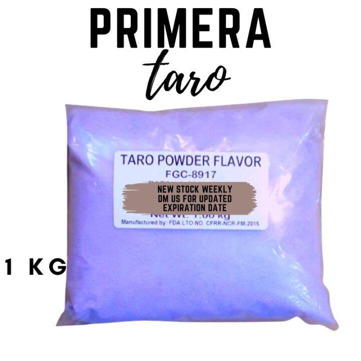 Primera Taro Premium Powder Flavor 1kg for Milktea Milk Tea Shakes and ...