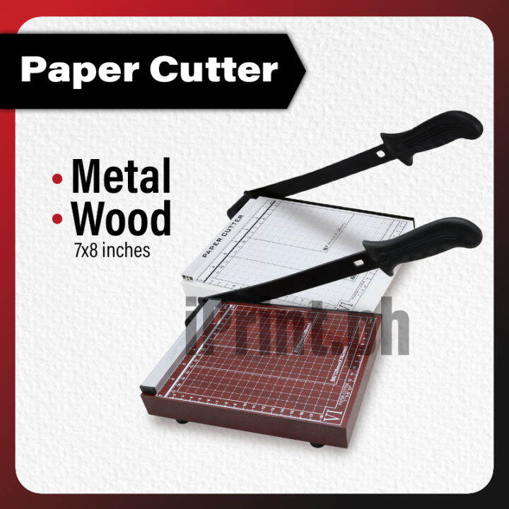 iPrint - (7 x 8 inches) A5 QUAFF Paper Cutter Wood & Metal Base | Lazada PH