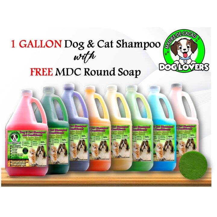 DOG AND CAT SHAMPOO W/ FREE SOAP 1GALLON 3.4 LITERS | Lazada PH