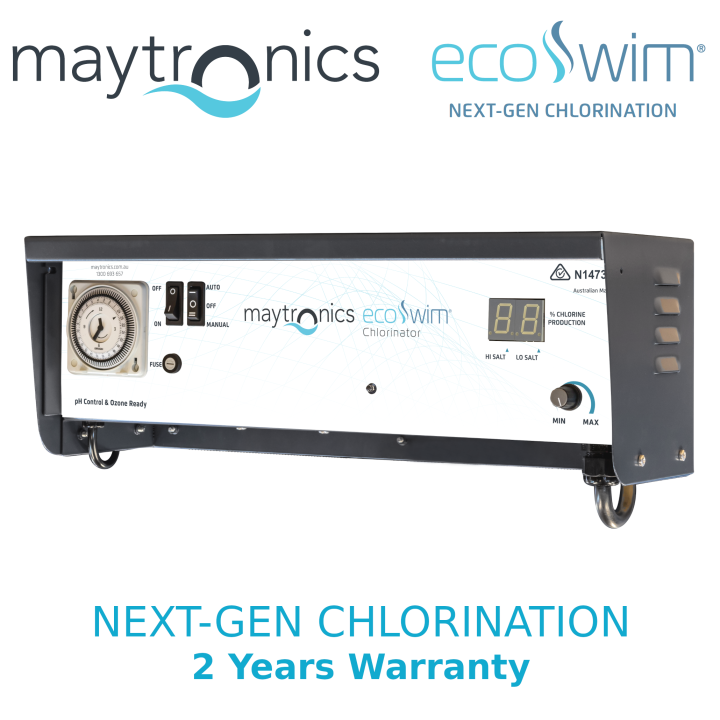 Maytronics Eco Swim Salt Chlorinator for Swimming Pools, Made in ...