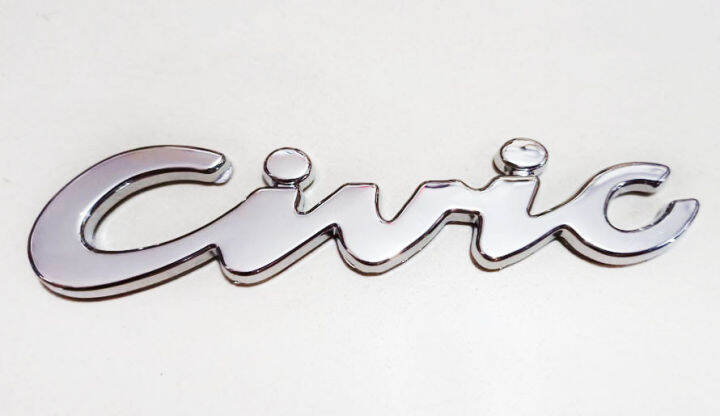 CIVIC Chrome Plastic Emblem | Lazada PH