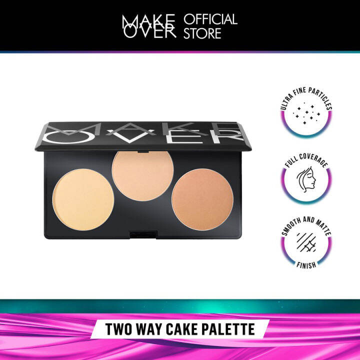 MAKE OVER TWC Palette 3X12 g - Bedak | Lazada Indonesia